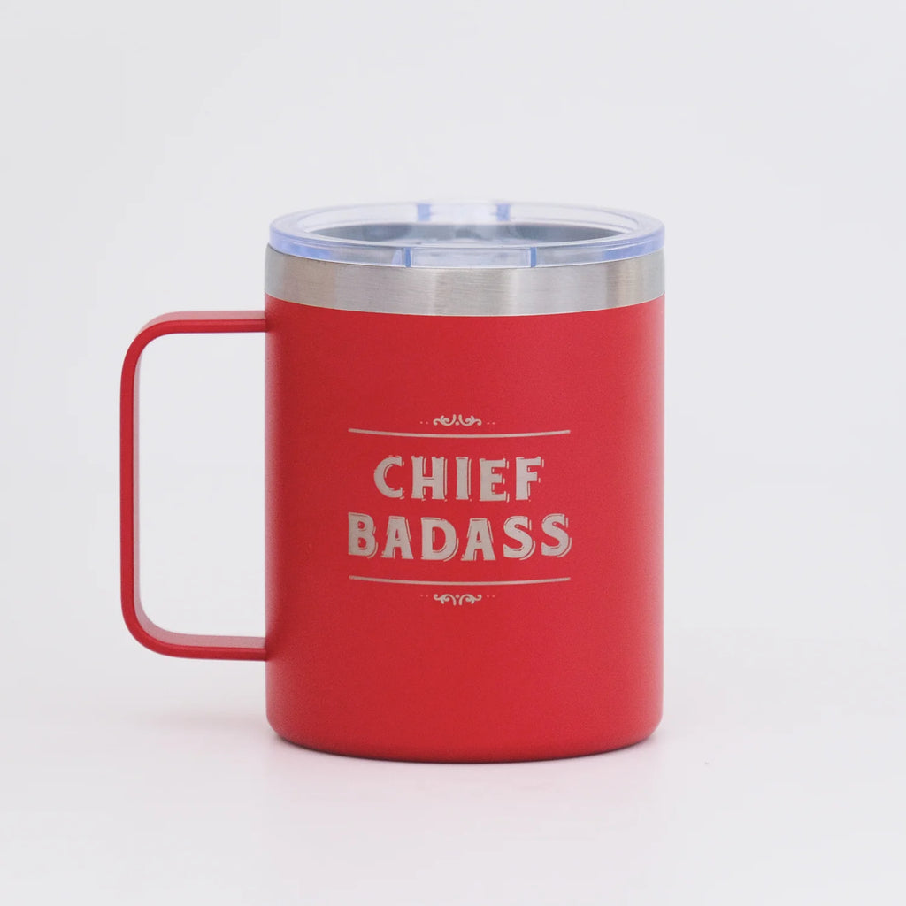 Chief Badass Insulated Mug – 350ml Travel Mug | Output Envy